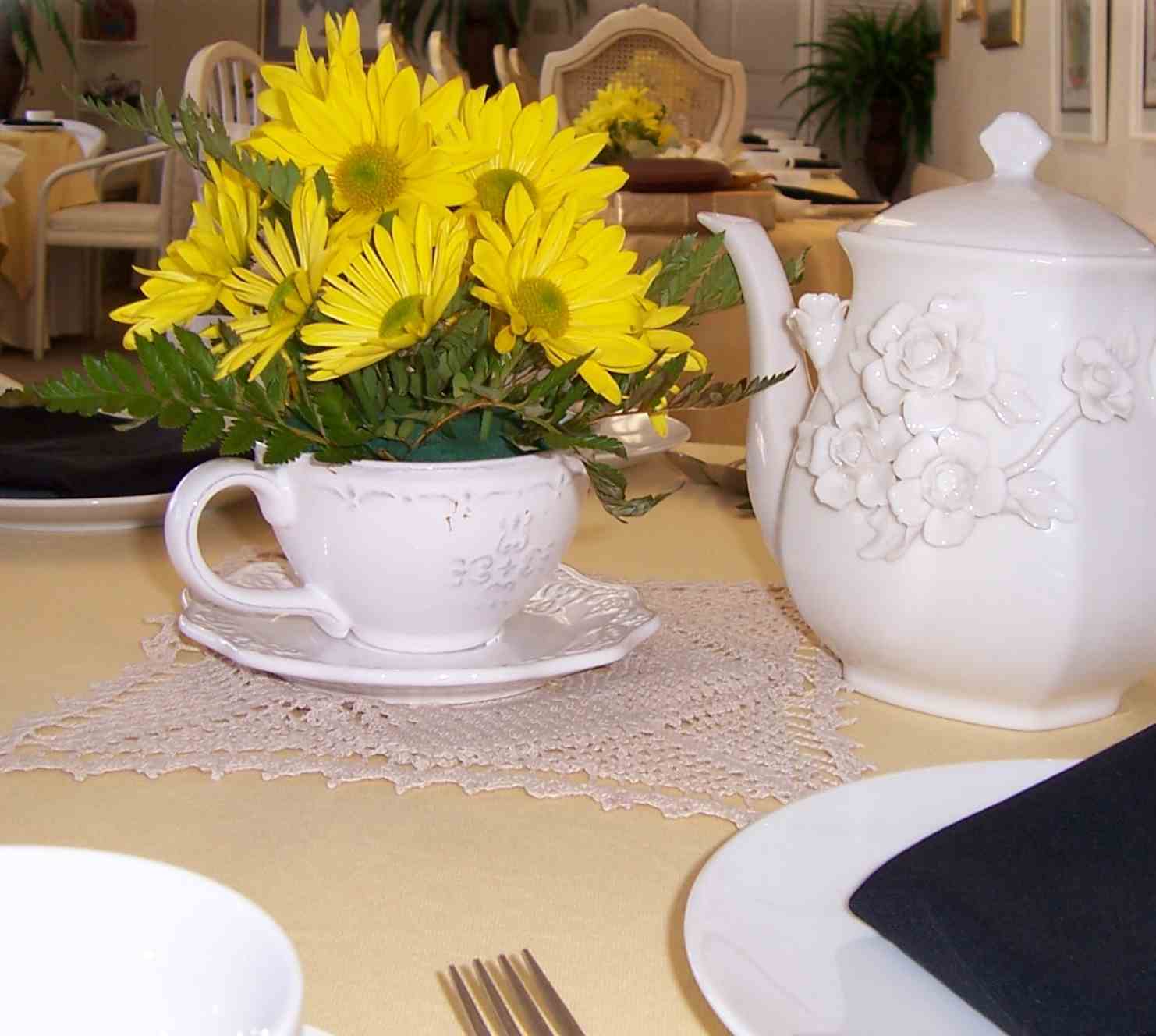 Yellow Afternoon Tea Party - Bluejean Corner