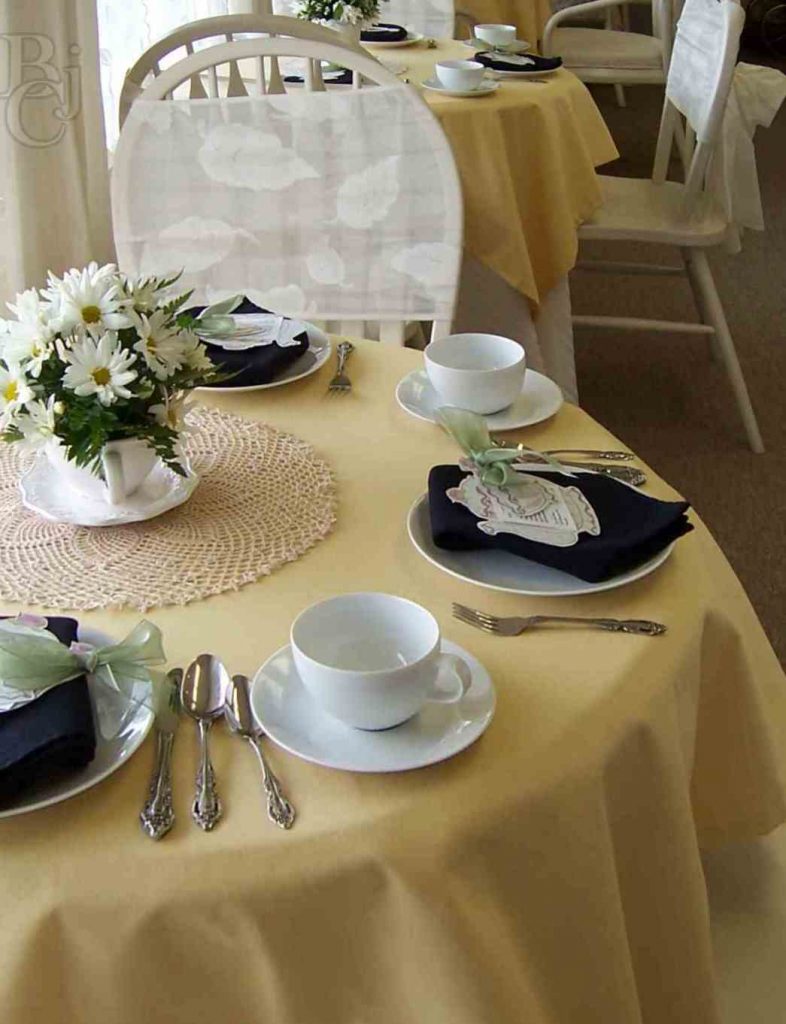 Yellow Afternoon Tea Party - Bluejean Corner