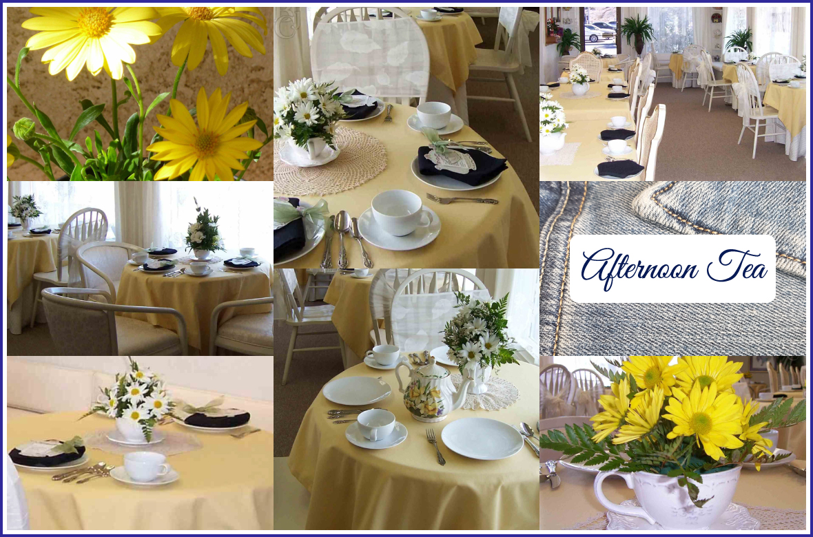 Yellow Afternoon Tea Party - Bluejean Corner